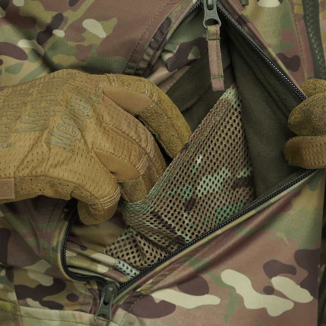 Tactical winter jacket UATAC Multicam Hard Membrane Climashield Apex